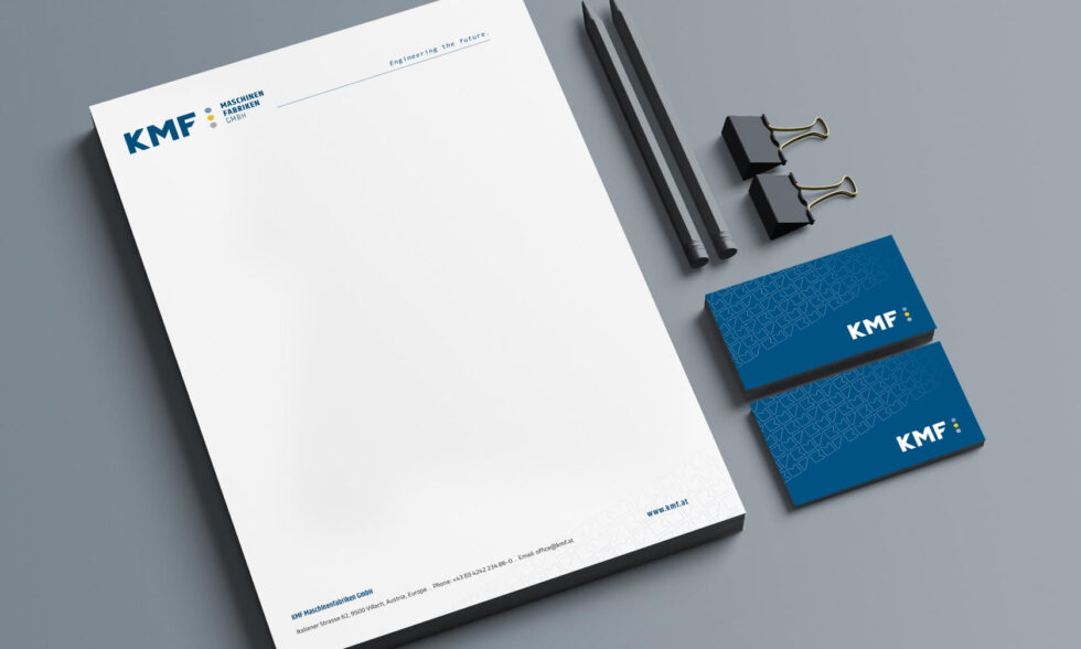 New corporate design - KMF - Engineering the future.